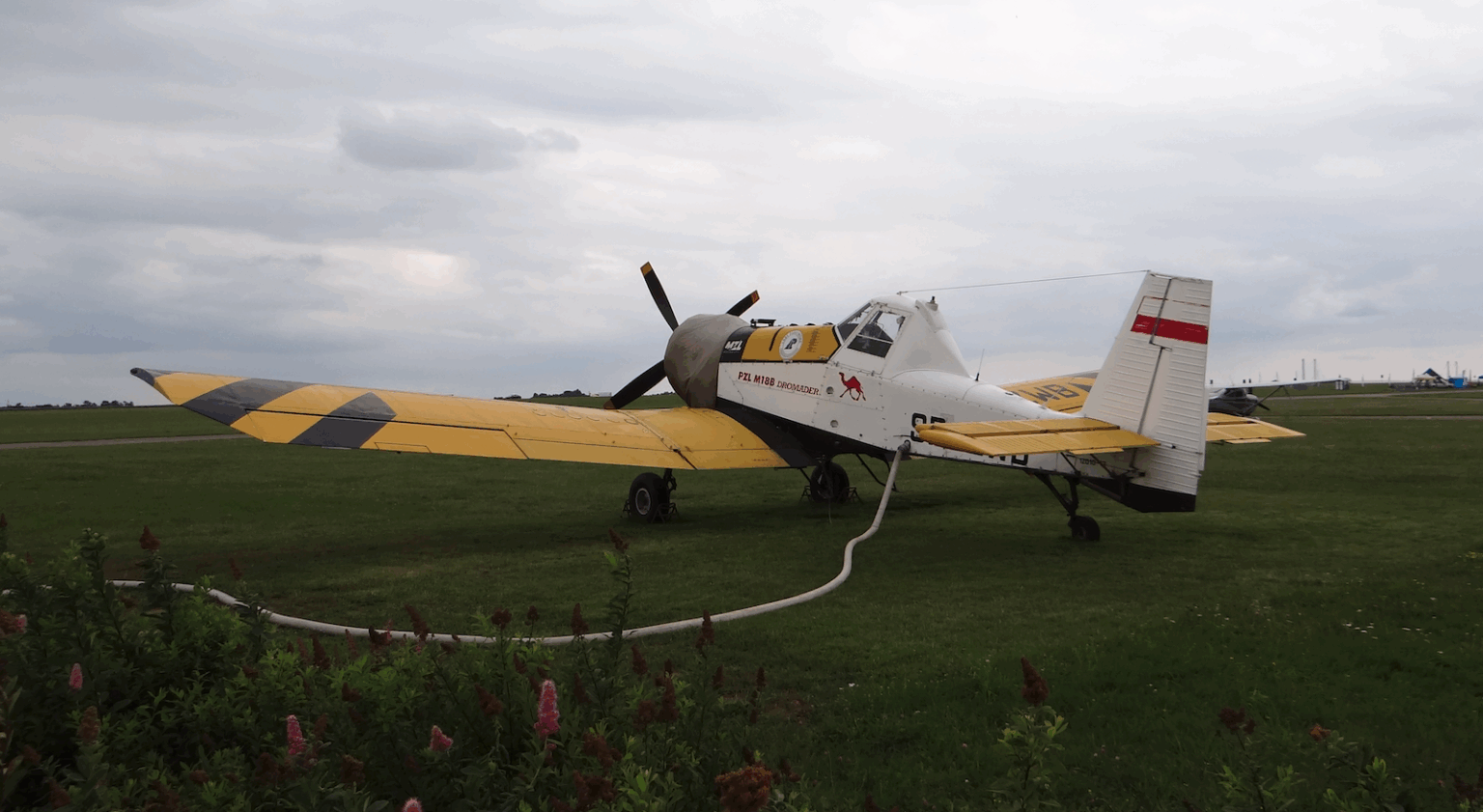 PZL Mielec M-18 Dromader SP-ZWB. 2025 – Polot